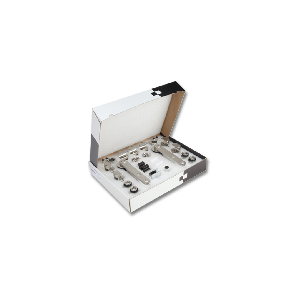 DORMA Manet Compact 6.1 Schiebetürset mit versenkten Punkthaltern ...