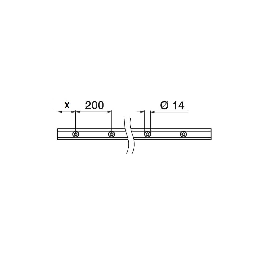 Q-railing Easy Glass Smart Geländerprofil Bodenmontage