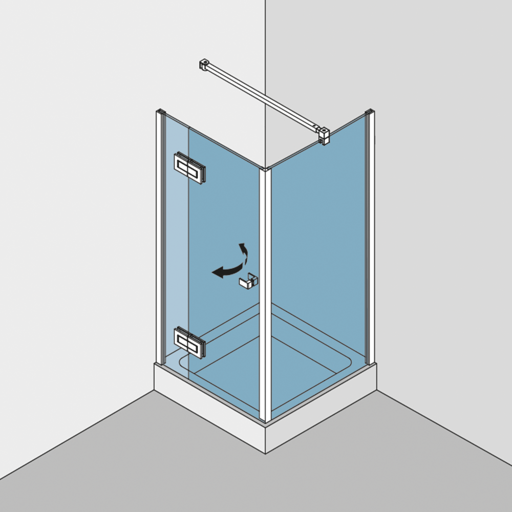 GRAL Eckdusche BF112-230 – Maßanfertigung und Stil
