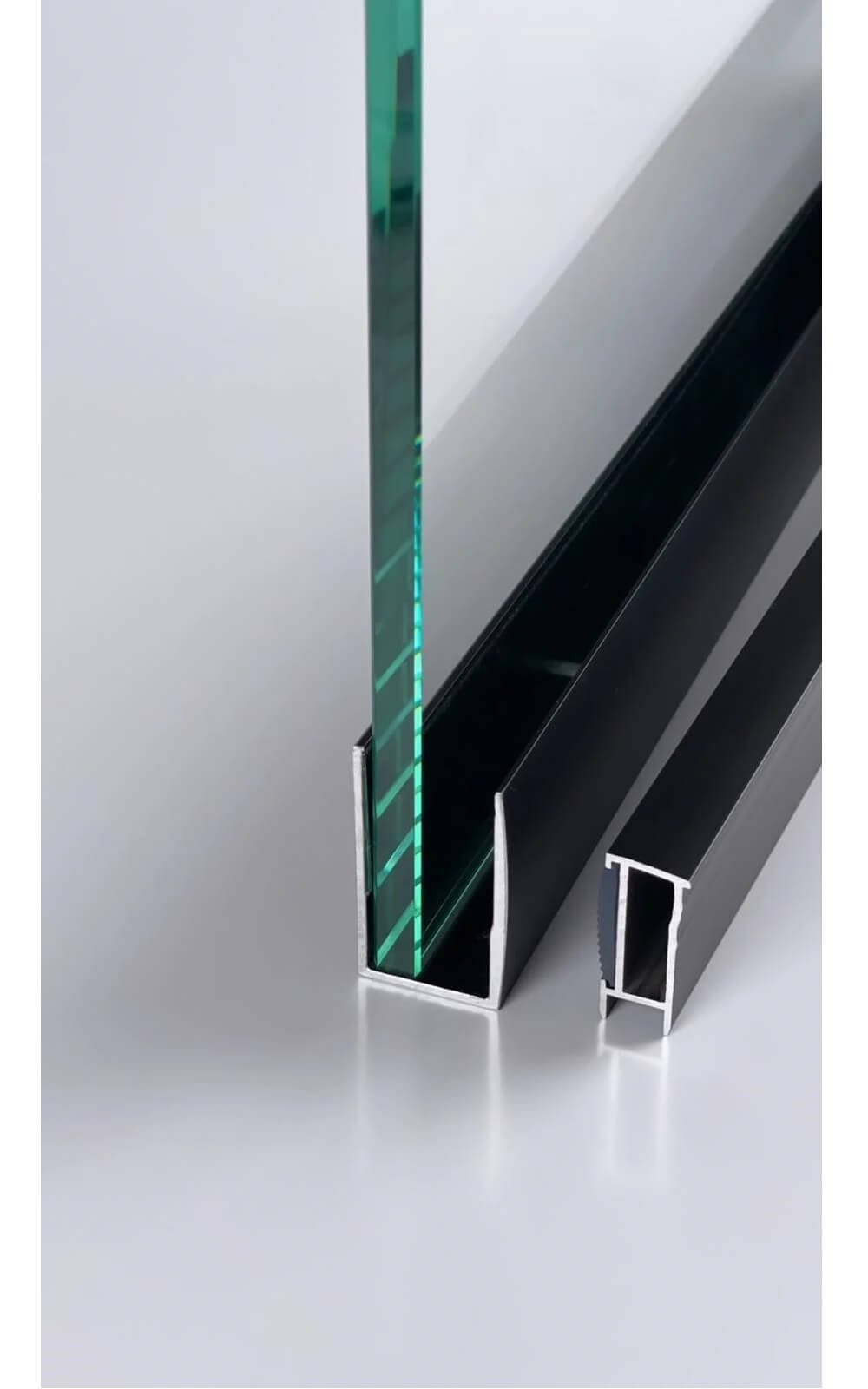 Klemmprofil für Duschfestteile für 6 oder 8 mm Glas | bestellen