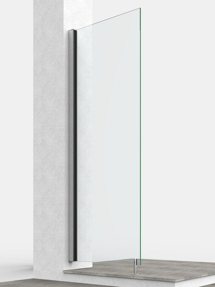 Pauli + Sohn Profil für Windfang, Edelstahloptik, für Glasbefestigungen ...